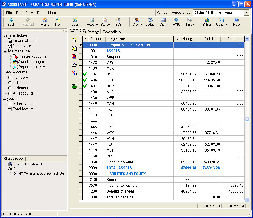 LEDGER ASSISTANT - Software Assistant